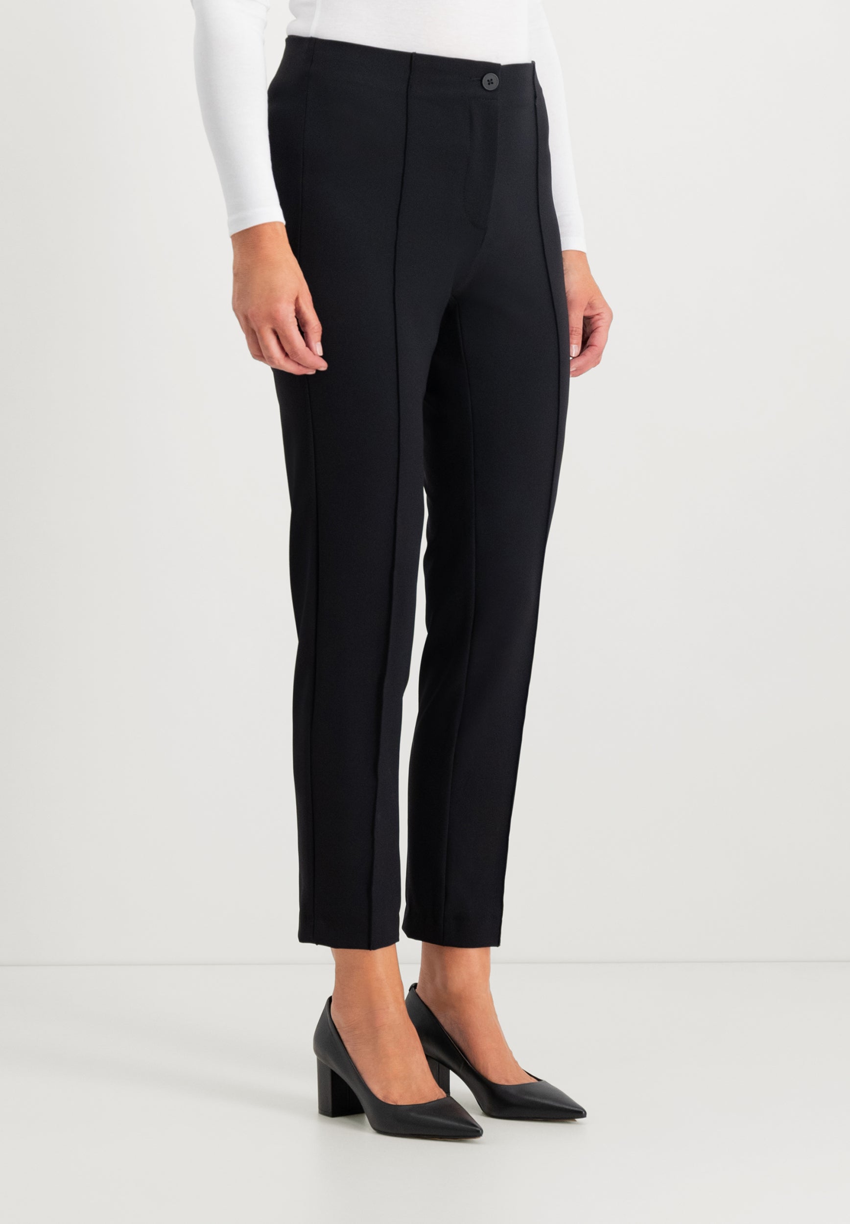 Janet Techno Stretch Pantalon - Comfort & Style - Black | ZRS